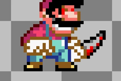 Mario World Running Sprite