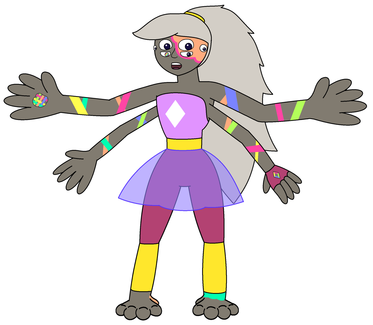 Rainbow Lattice Sunstone | The Steven Universe Mars AU Wikia | Fandom