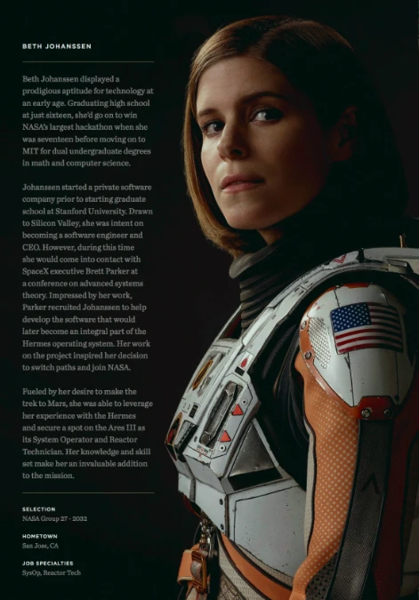 Beth Johanssen | The Martian Wikia | Fandom