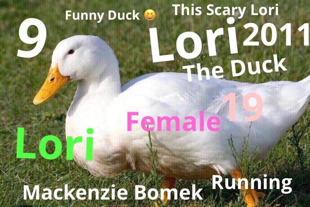 Lori Duck White Running | The McKenzie Bomek A Full New Episodes ...