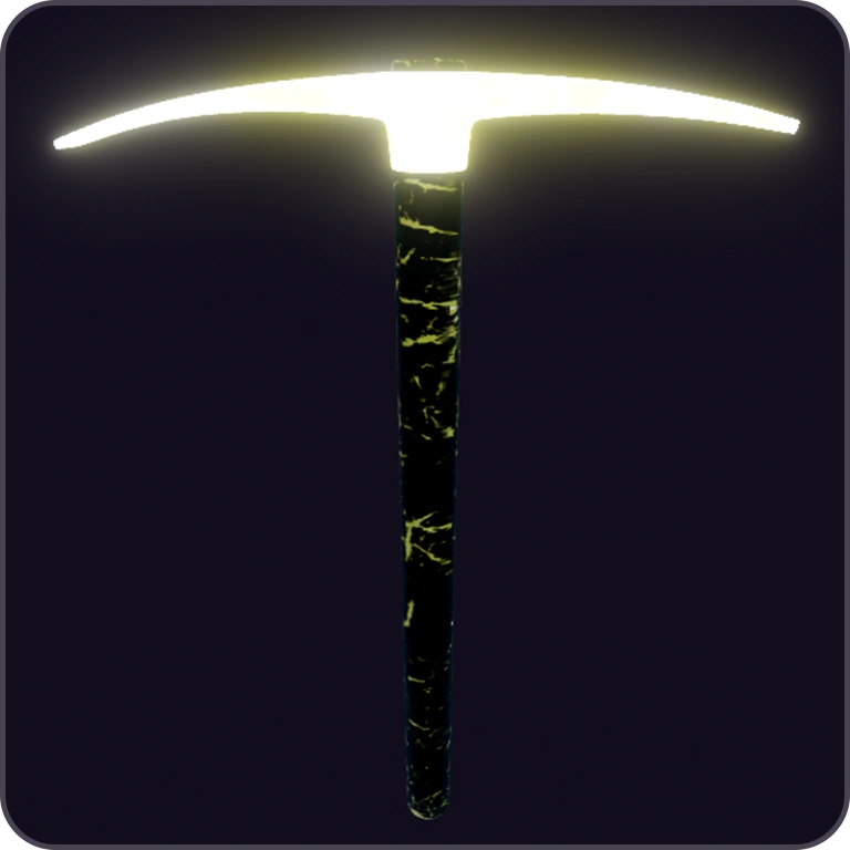 Hyperium Pickaxe | The Celestial Caverns Wiki | Fandom