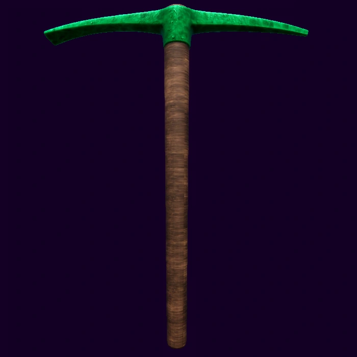 Emerald Pickaxe | The Celestial Caverns Wiki | Fandom