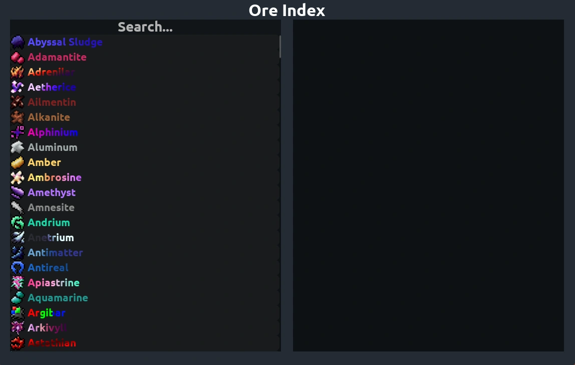 Ores | The Celestial Caverns Wiki | Fandom