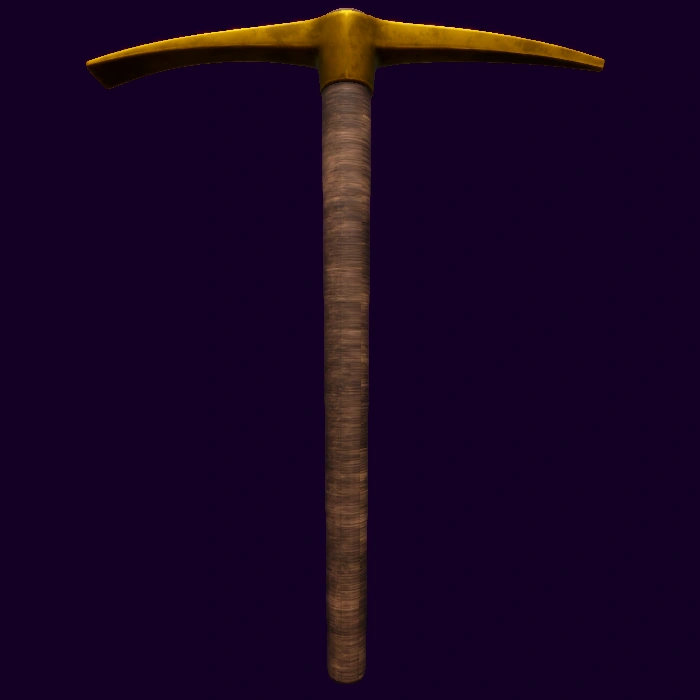 Gold Pickaxe | The Celestial Caverns Wiki | Fandom