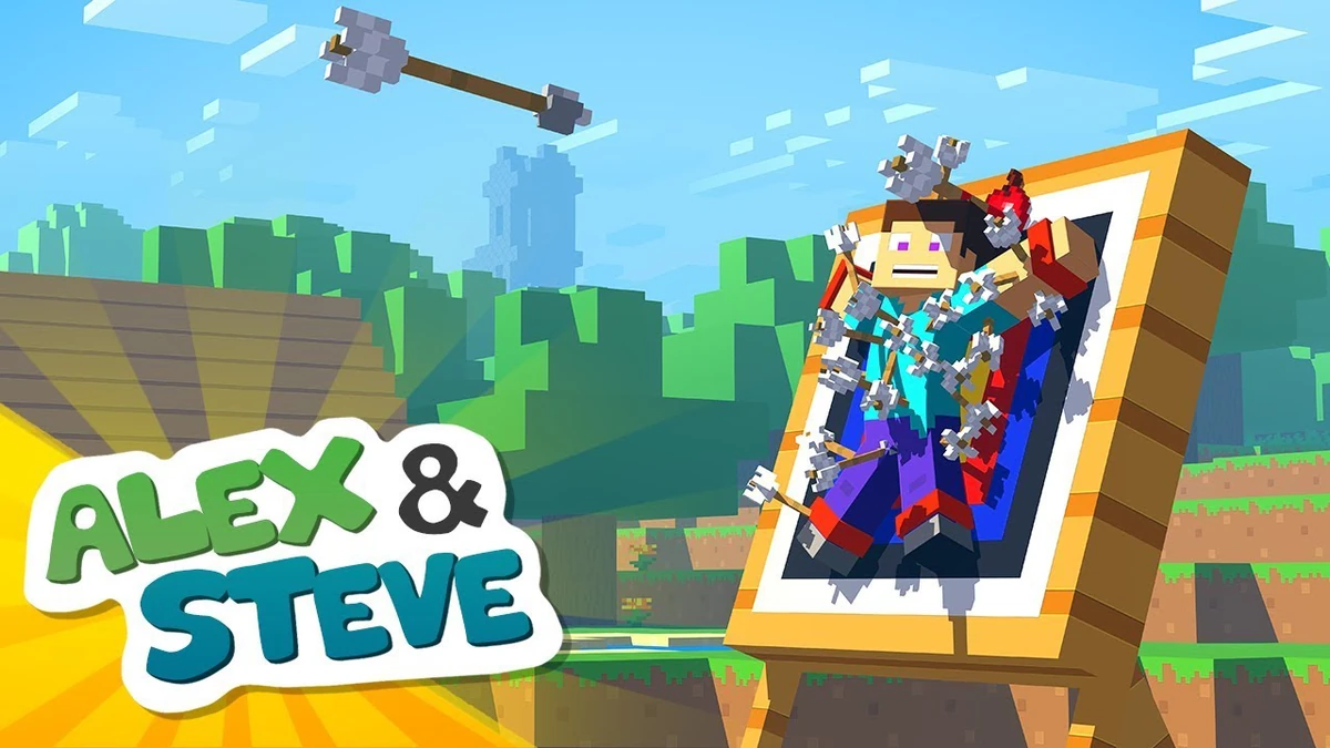 Bow Practice | The Minecraft life of Alex and Steve Wiki | Fandom