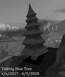 Talking Blue Tree | The Miner's Haven Wikia | Fandom
