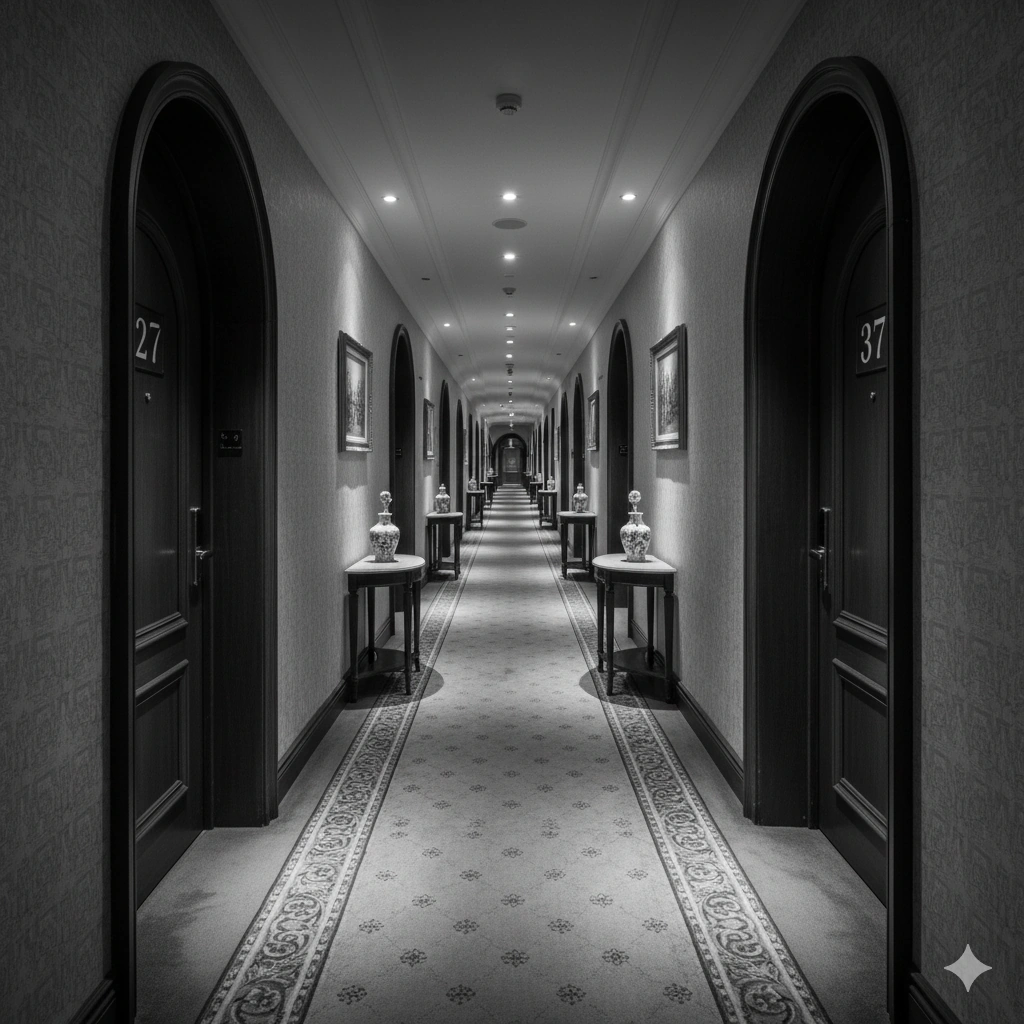 Semi-level 0 (Retake): "Endless Hallways" | Monochromerooms Wiki | Fandom
