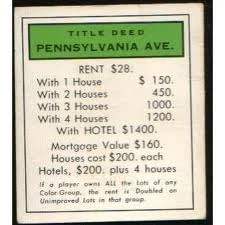 Pennsylvania avenue | The monopoly Wiki | Fandom