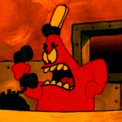 Patrick Star Angry