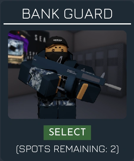 Bank Guard | The Navy Simulator Wiki | Fandom