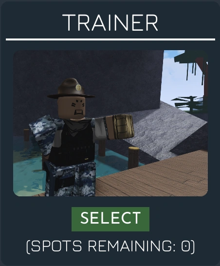 Trainer | The Navy Simulator Wiki | Fandom