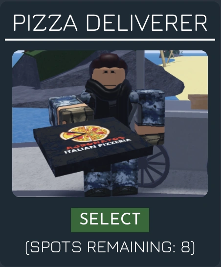 Pizza Deliverer | The Navy Simulator Wiki | Fandom
