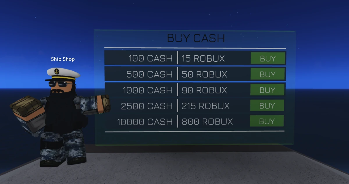 Cash | The Navy Simulator Wiki | Fandom