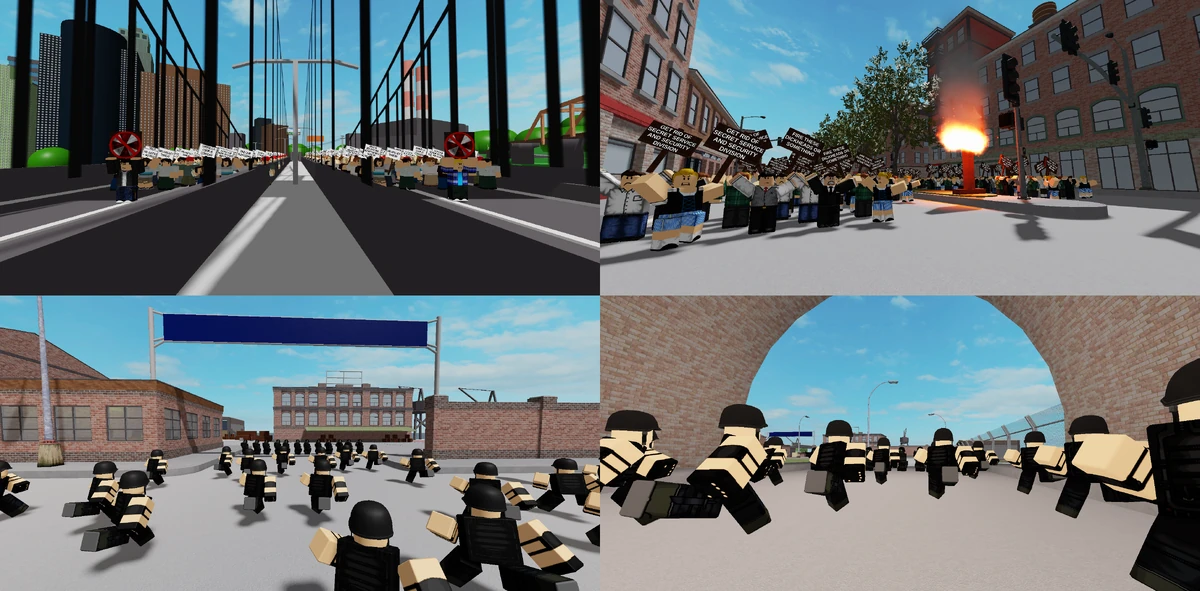 Anti-Umbrella Corp. Protests | The Neighborhood of Robloxia Wiki | Fandom