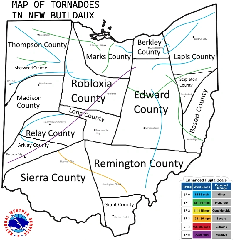 2023 New Buildaux Tornado Outbreak | The Neighborhood of Robloxia Wiki ...