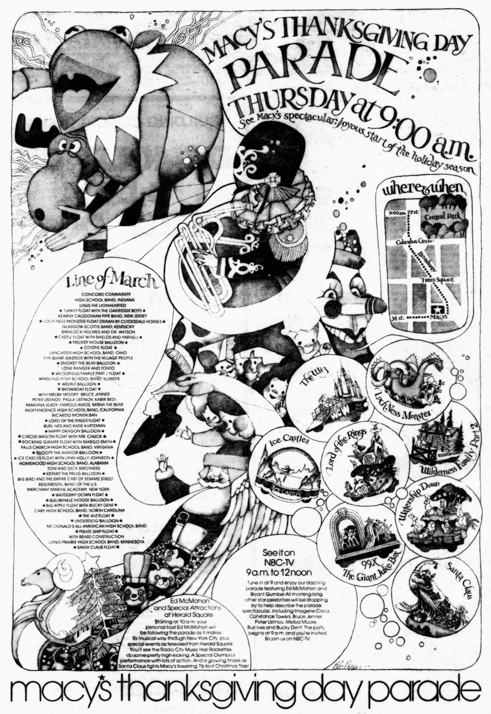 The 52nd Annual Macy's Thanksgiving Day Parade (1978) (MrCartoonyGuy's ...