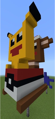 Pikachu (TheCreativeCanadian's Minecraft Big Balloon Parade) | The New ...