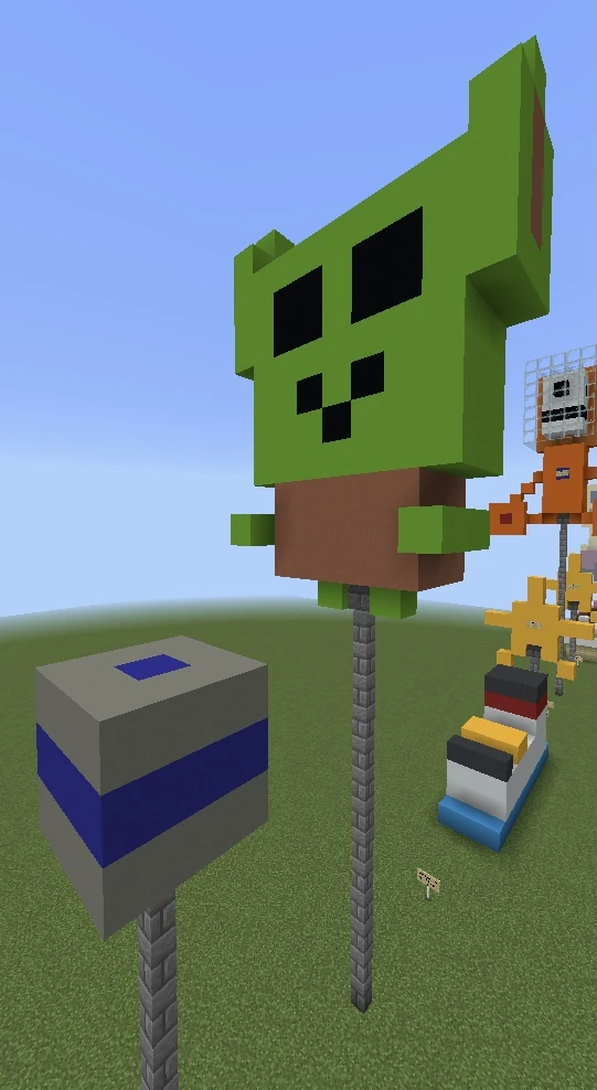 Grogu (TheCreativeCanadian's Minecraft Big Balloon Parade) | The New ...