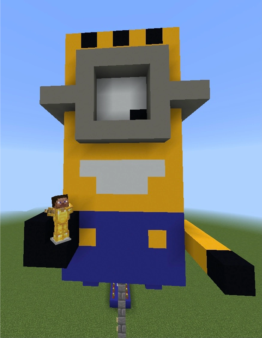Stuart The Minion (TheCreativeCanadian's Minecraft Big Balloon Parade ...