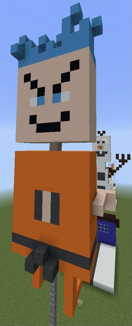 Goku (TheCreativeCanadian's Minecraft Big Balloon Parade) | The New ...