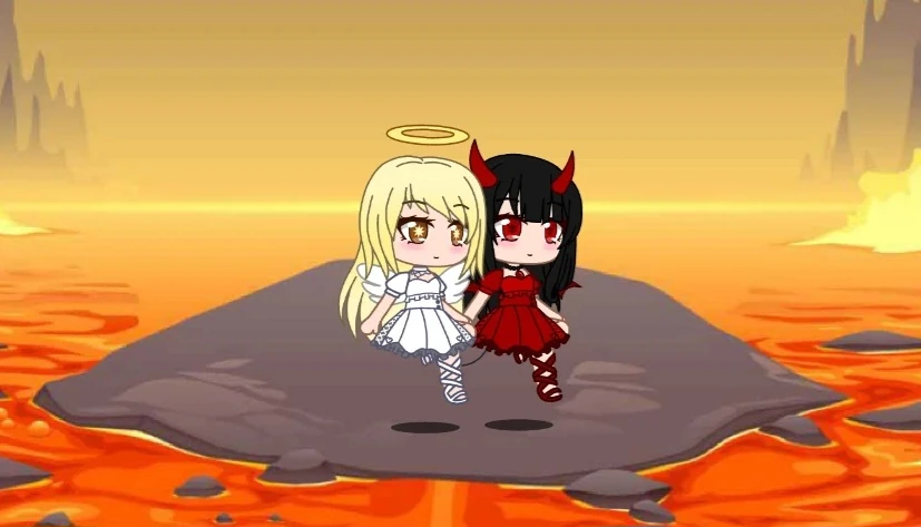 Angelina and Daniela (Gacha Club) | The New Parody Wiki | Fandom