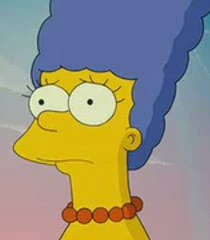 Faccia Di Marge Simpson Maggie Simpson Party Face Mask (The Simpsons)