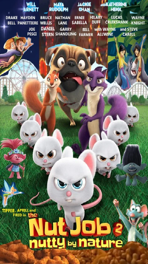 Tipper, Aprill and Fred in The Nut Job 2 Nutty By Nature (Fred ...