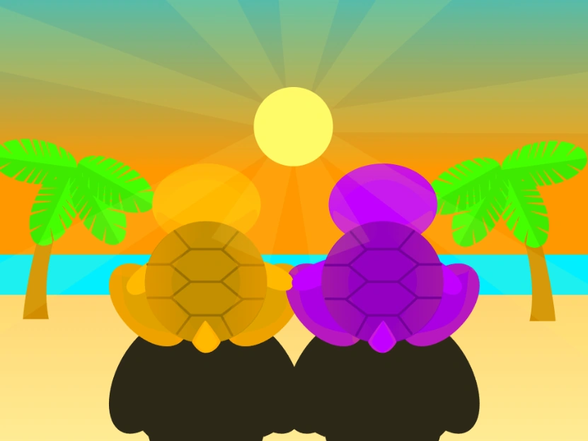 Sunset Turtles | The Oceanic Pair Wiki | Fandom
