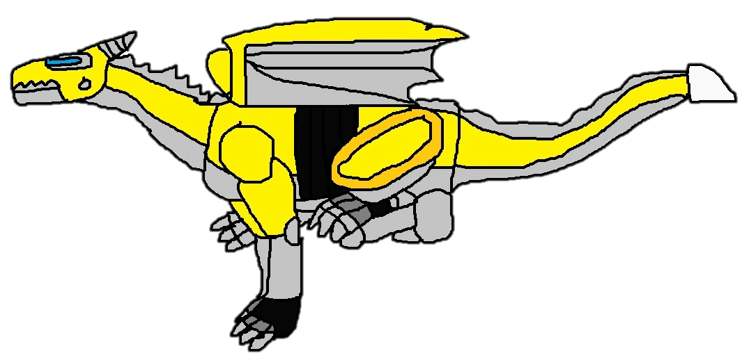 Aureolin Dragon Zord | The odyssey of the Fanon Heroes Wiki | Fandom