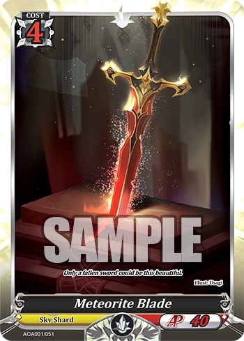 Meteorite Blade | The Official Ascendants of Aetheros Wikia | Fandom