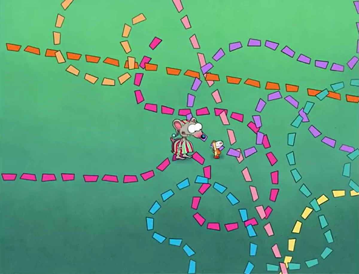 Dotted Line Intersection | The Official Toopy and Binoo Wiki | Fandom