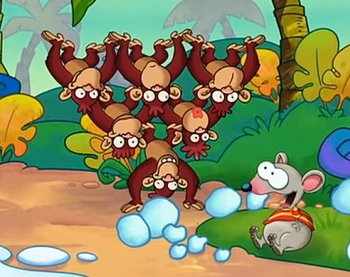 The Monkeys | The Official Toopy and Binoo Wiki | Fandom