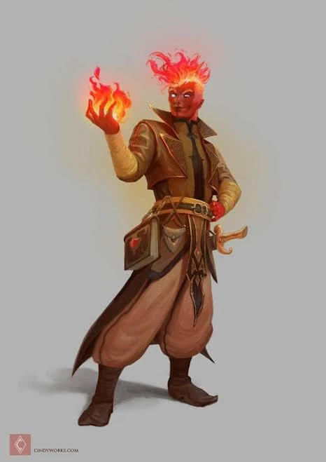 Fire Genasi | The Old Realm Wiki | Fandom