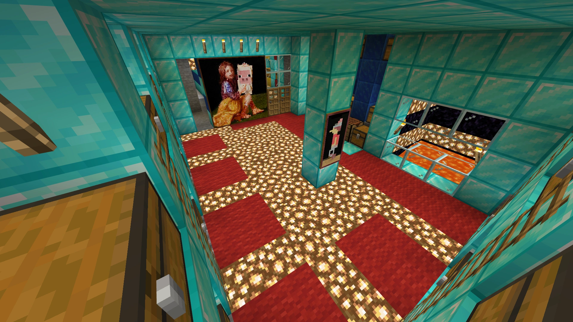 Minecraft Chest Room