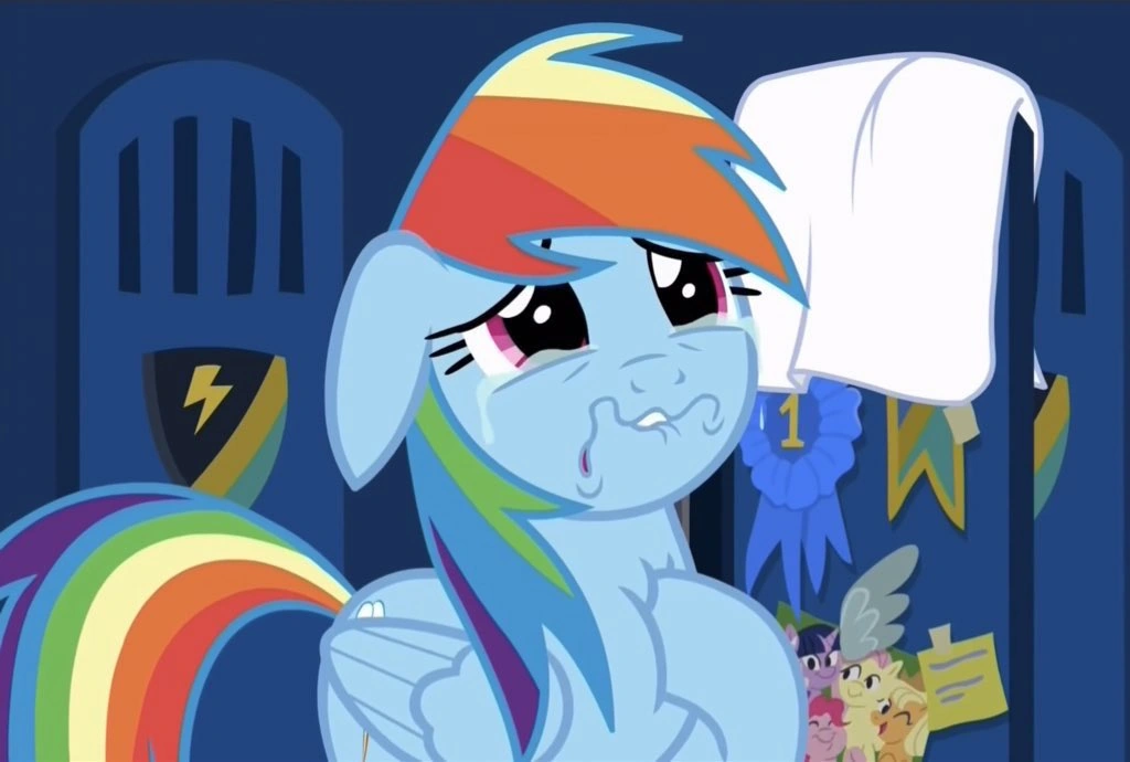 Rainbow Dash Crying | The Parody Wiki | Fandom
