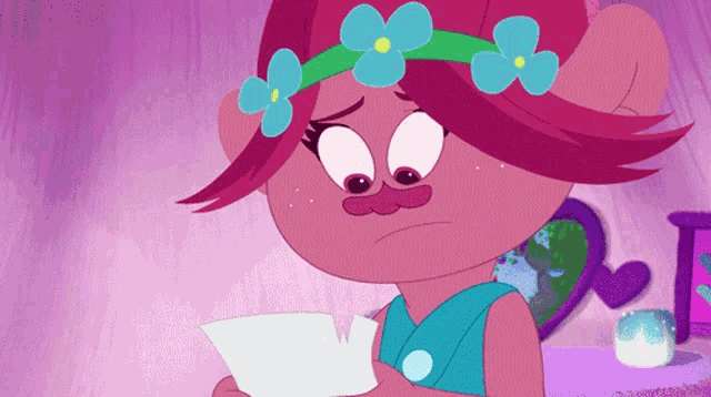 Poppy (Trolls: The Beat Goes On!) Crying | The Parody Wiki | Fandom