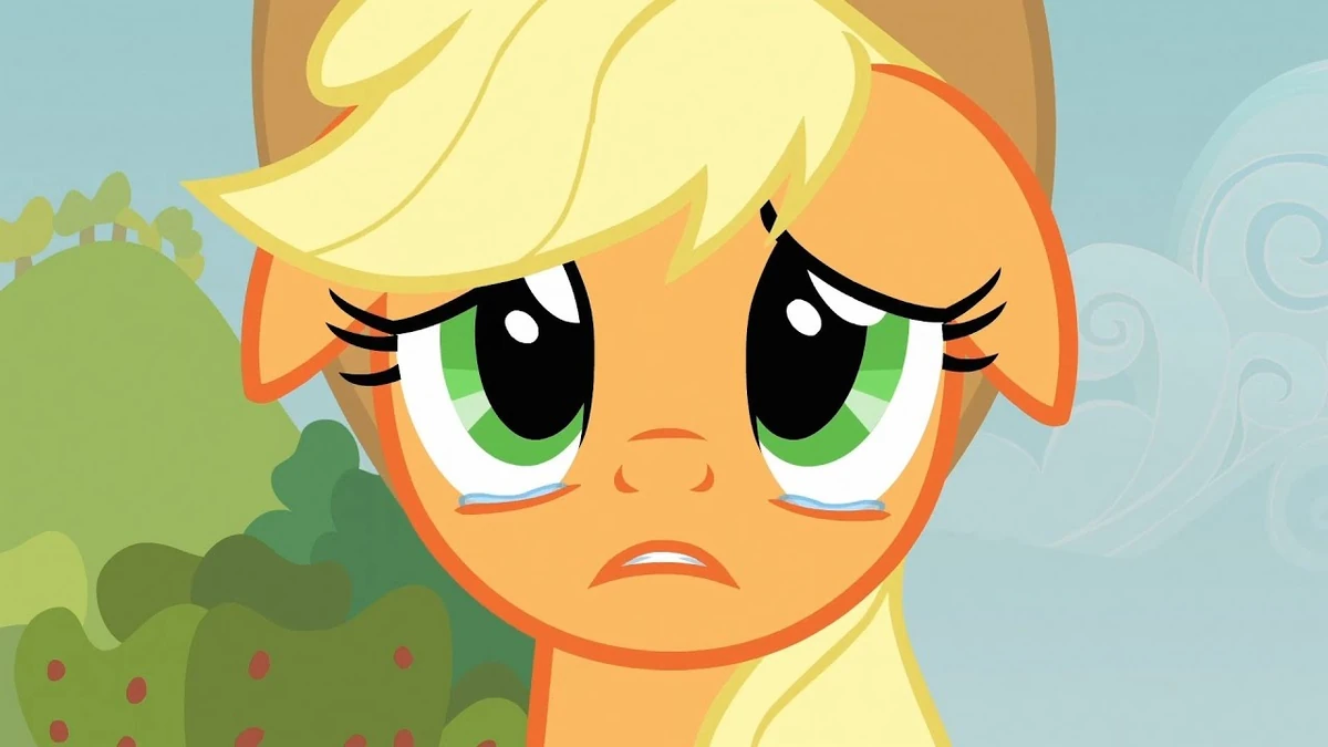 Applejack Crying | The Parody Wiki | Fandom