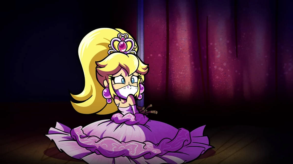 Princess Peach Bound and Gagged | The Parody Wiki | Fandom