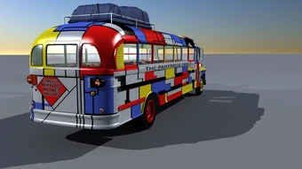 Partridge Family Bus Pattern