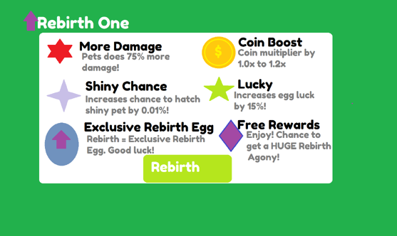 Rebirth One | The Pet Simulator 99 Wiki | Fandom