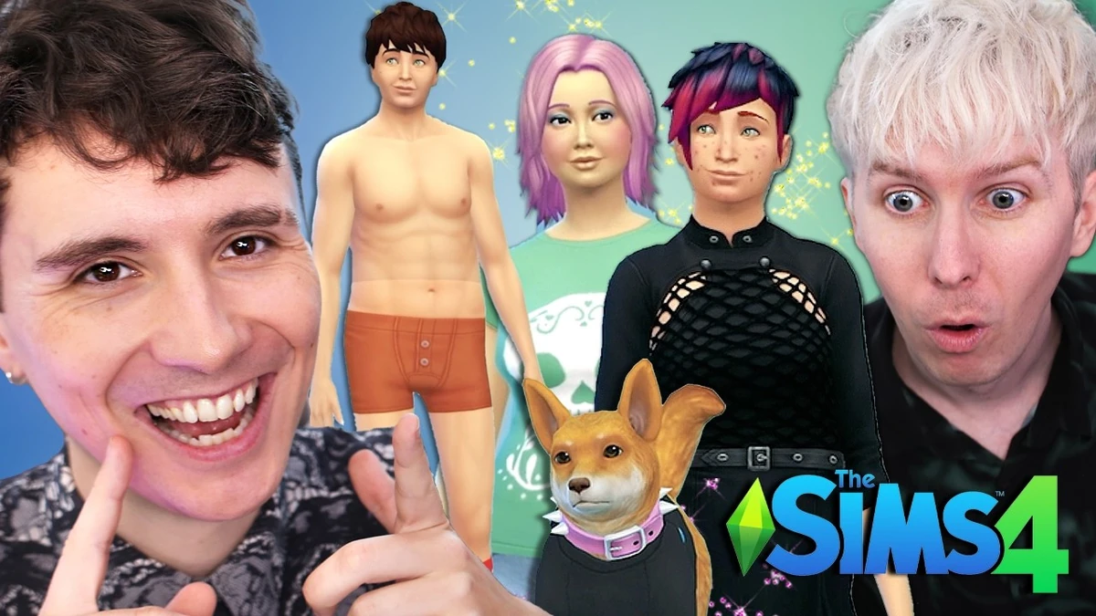 FASHION MAKEOVER SPECIAL EPISODE - Dan and Phil play The Sims 4: Season ...