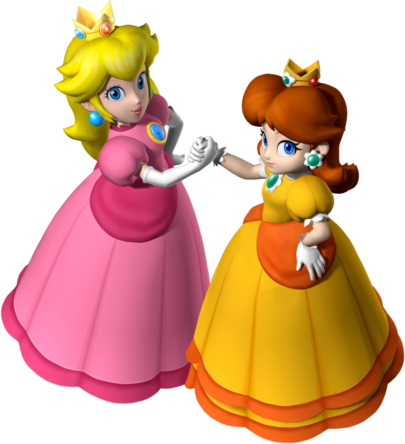 Princess Peach And Daisy Brawl