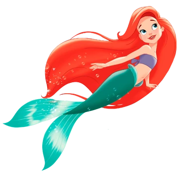 Prinsesse Ariel Png Vintage Little Mermaid PNG, Little Mermaid Ariel