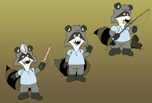 Bentley Raccoon | The raccoons reboot Wiki | Fandom