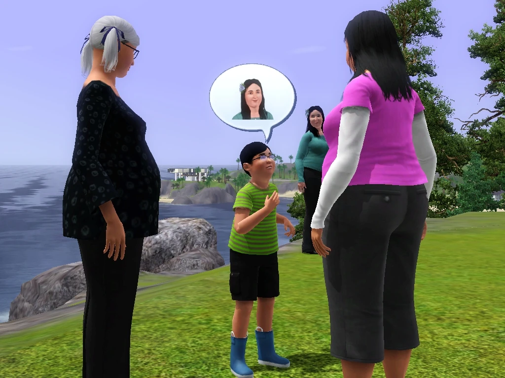 Mother Cassandra Ranjan and Sister Lucky Ranjan and Nephew Roodus ...