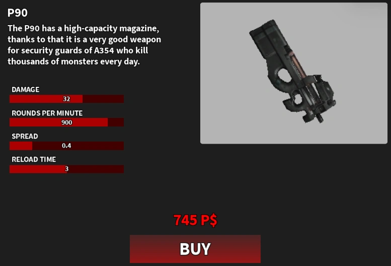 P90 | The Red Lake (Roblox) Wiki | Fandom