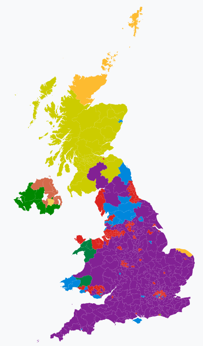 2019 United Kingdom General Election (Federal Britain) | The Road of ...