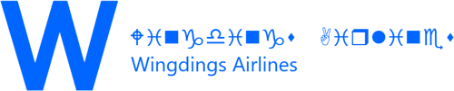 Wingdings Airlines | The Roblox Airline Industry Wiki | Fandom
