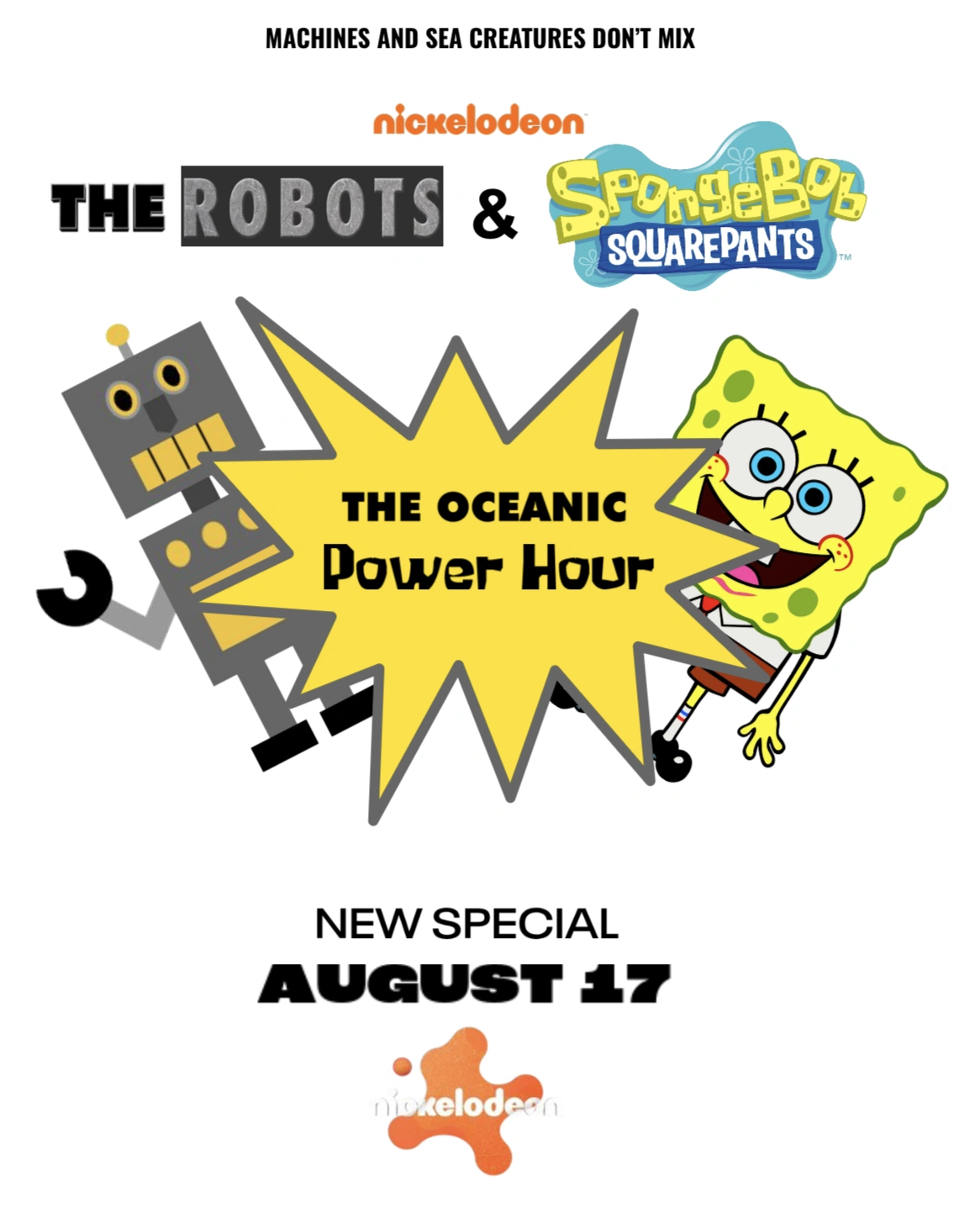 The Robots & SpongeBob SquarePants: The Oceanic Power Hour | The Robots ...