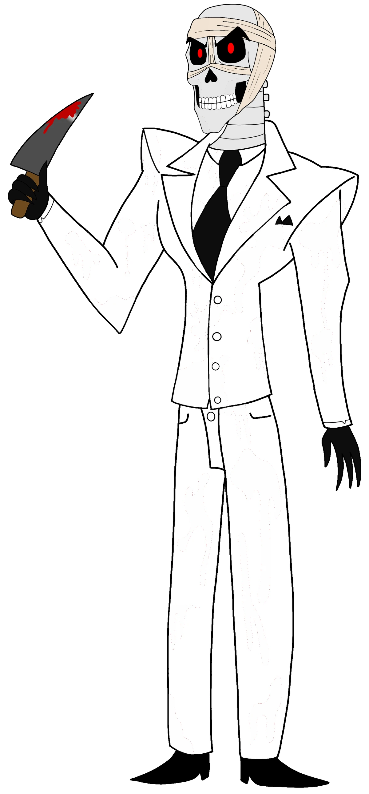 Psycho Bone/Designs | Hazbin Hotel and Helluva Boss Rp Wiki | Fandom